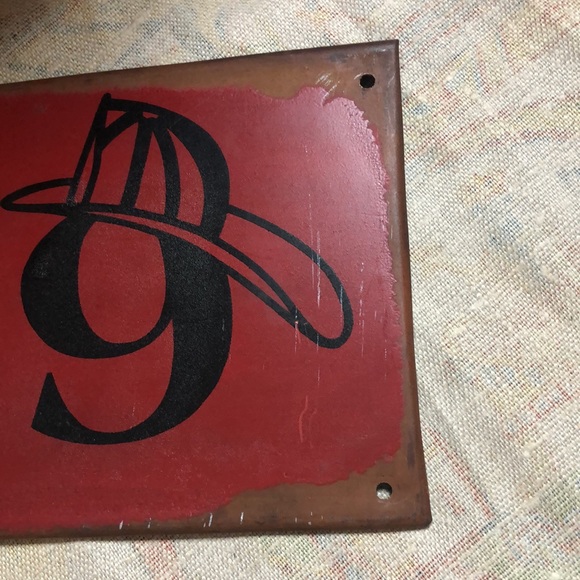 Accents | Metal Fire Engine Sign | Poshmark